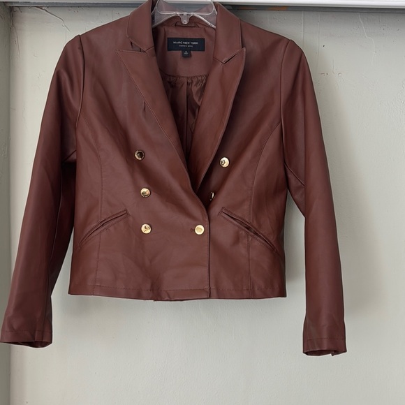 Marc New York Andrew Marc | Jackets & Coats | Brown Structured Blazer ...